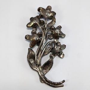 unbranded | Accessories | Flowers Bunch Brooch Huge Antique Finish ...